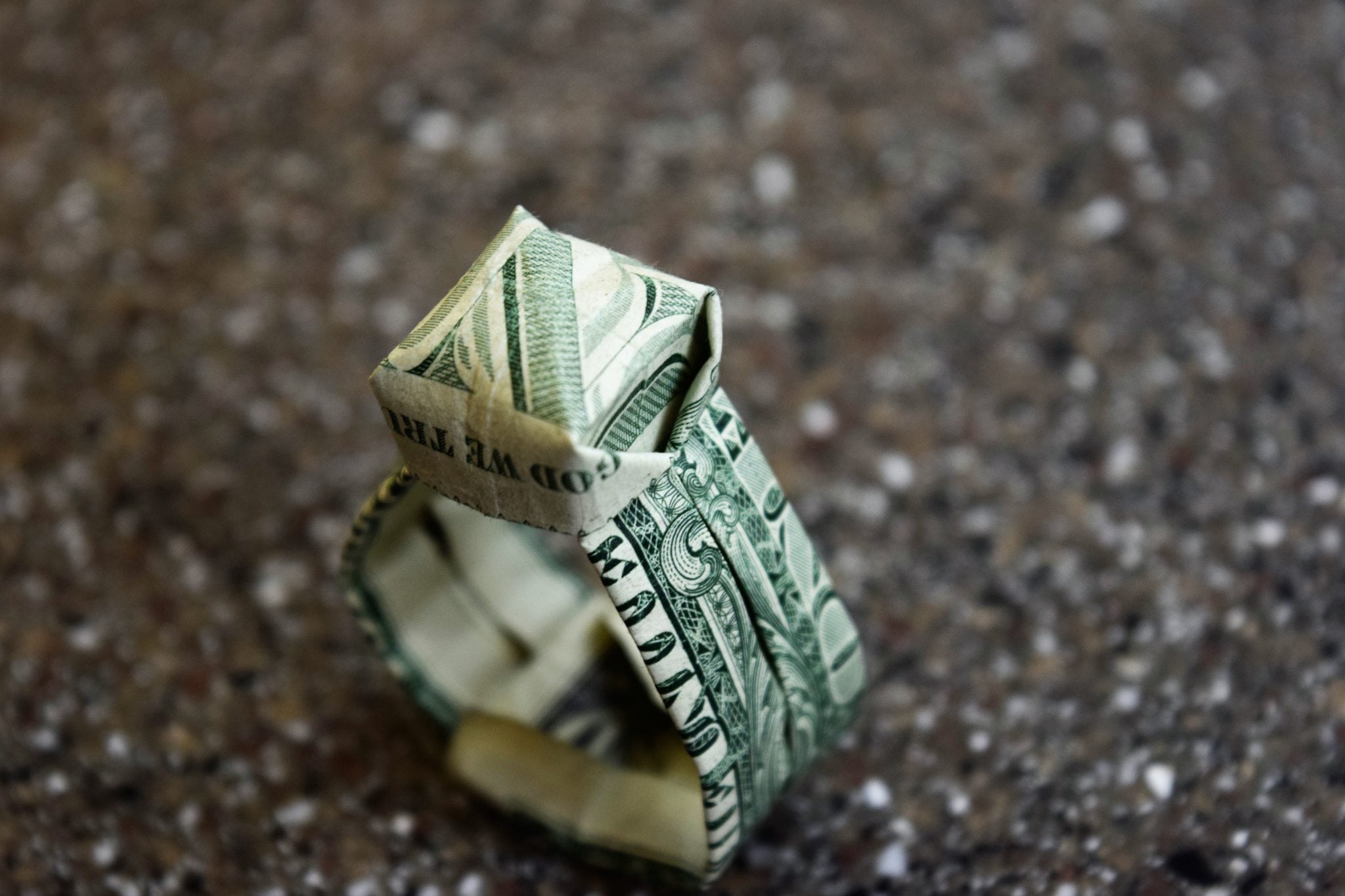 Money Origami Ring 4 Ways – FaVe Mom